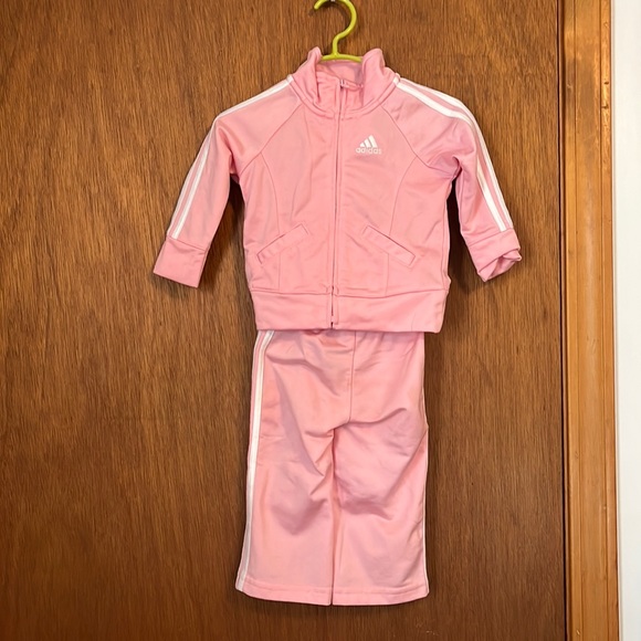 adidas | Matching Sets | Adidas 9 Month Girls Track Suit Pants And Zip ...
